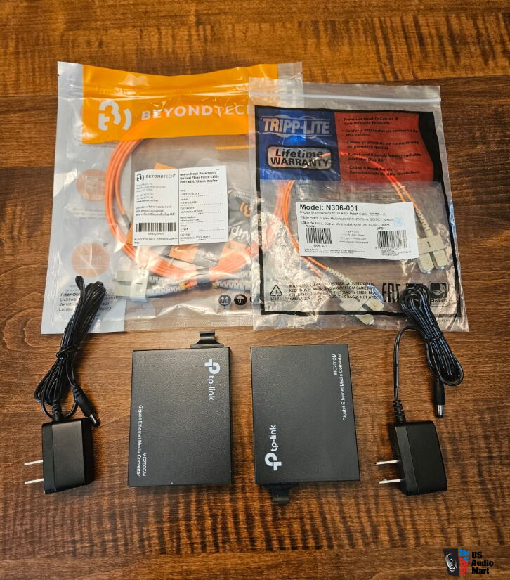 TP-LINK Fiber Media Converter Setup For Sale - Canuck Audio Mart