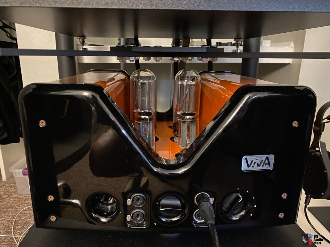 Viva Egoista 845 SET Tube Headphone Amplifier - Lamborghini Orange and ...