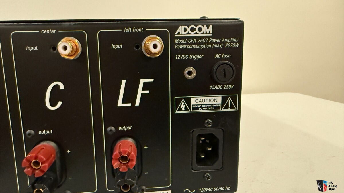 Adcom GFA 7607 7-channel amplifier Photo #5621670 - US Audio Mart