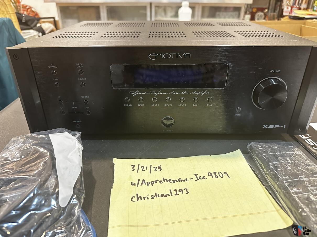 Emotiva XSP-1 Gen 2 (Preamplifier) Photo #5622390 - US Audio Mart