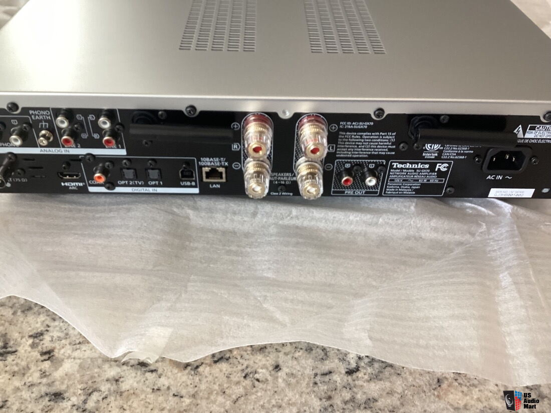 Technics su-gx70 Network Integrated Amplifier silver, trades Photo ...