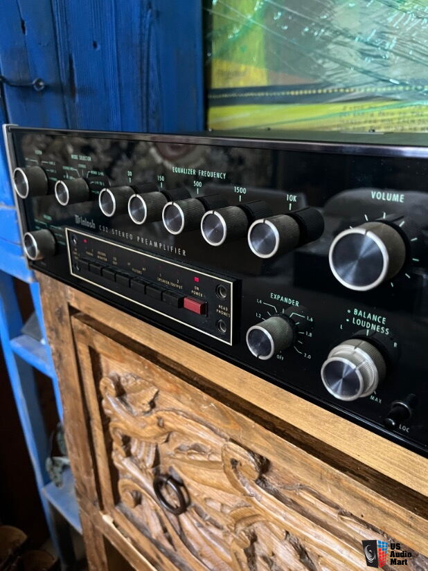 McIntosh C32 Stereo Preamplifier Monitor Amplifier Preamp Very Cean ...
