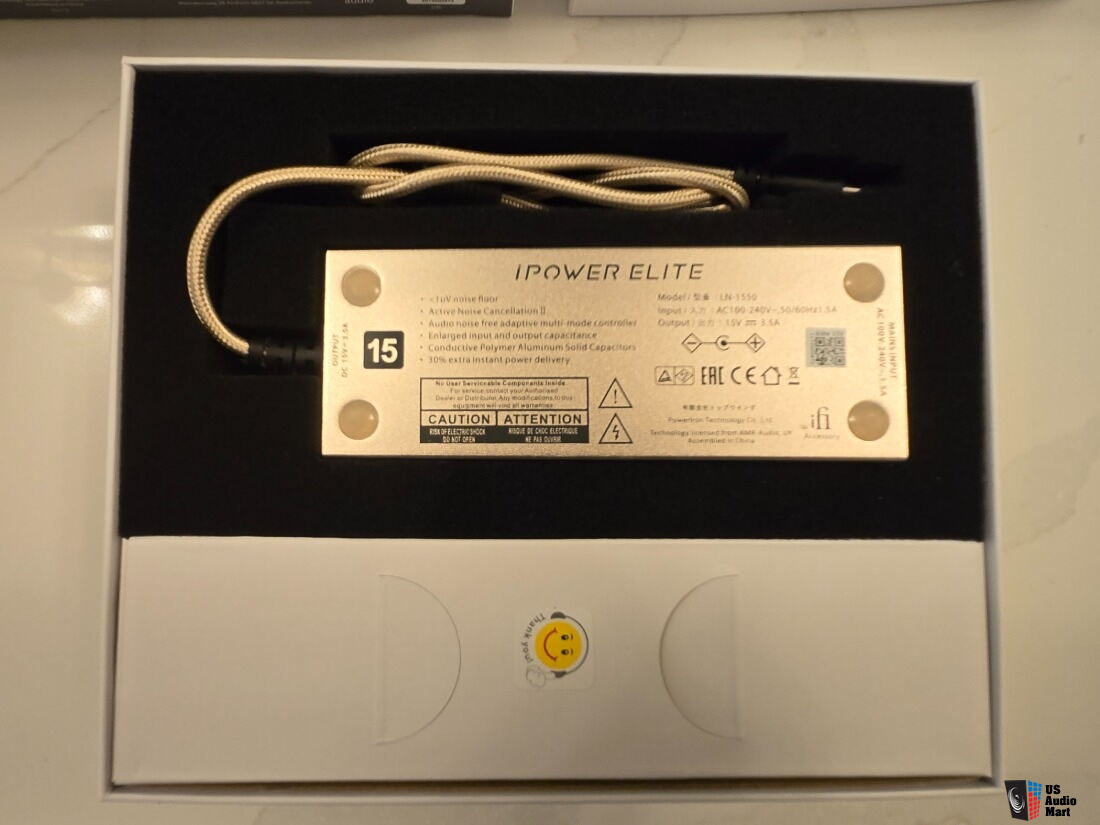 iFi Pro iDSD Signature DAC, Headphone Amp, Pre-amp, Streamer + iPower ...