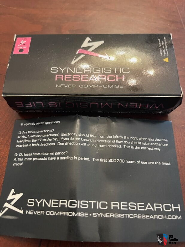Synergistic Research Pink 10ASlow Blow 5x20MM Fuse For Sale - US Audio Mart