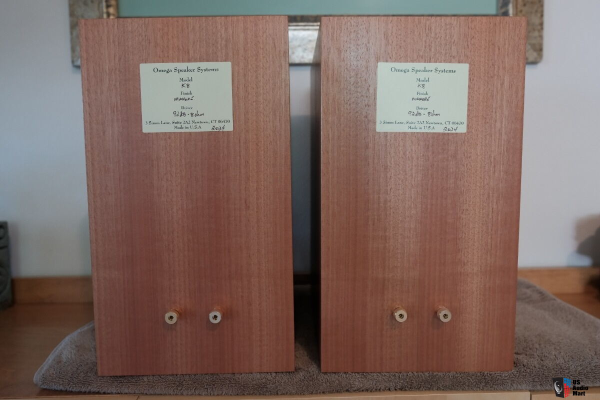 Omega Speaker Systems K8 Monitors Macore Natural***Free Shipping Photo ...