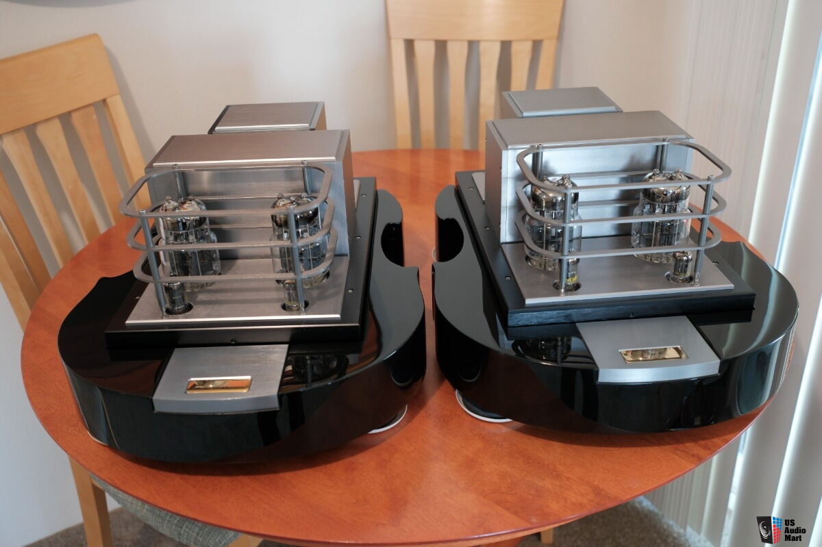 Melton MC33-80W Monoblock Amps + Optional Tube Cages***Mint Condition ...