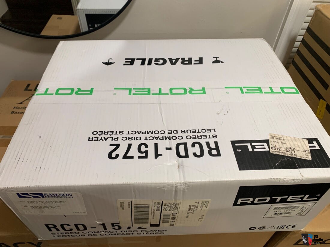 Rotel RCD-1572 cd player. New in box Photo #5628322 - US Audio Mart