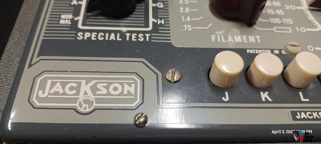 Jackson Dynamic Tube Tester Model 636 Photo #5628697 - US Audio Mart