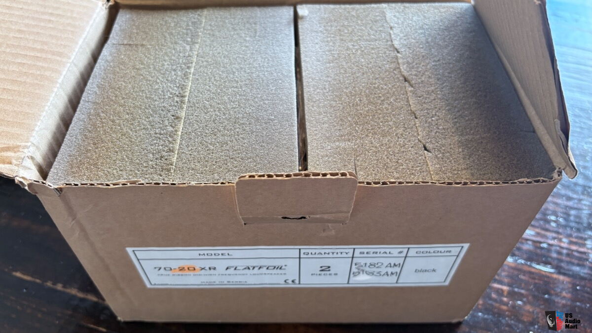 RAAL 70-20XR-AM Ribbon Tweeter pair, with boxes and Crowe Horns Photo ...