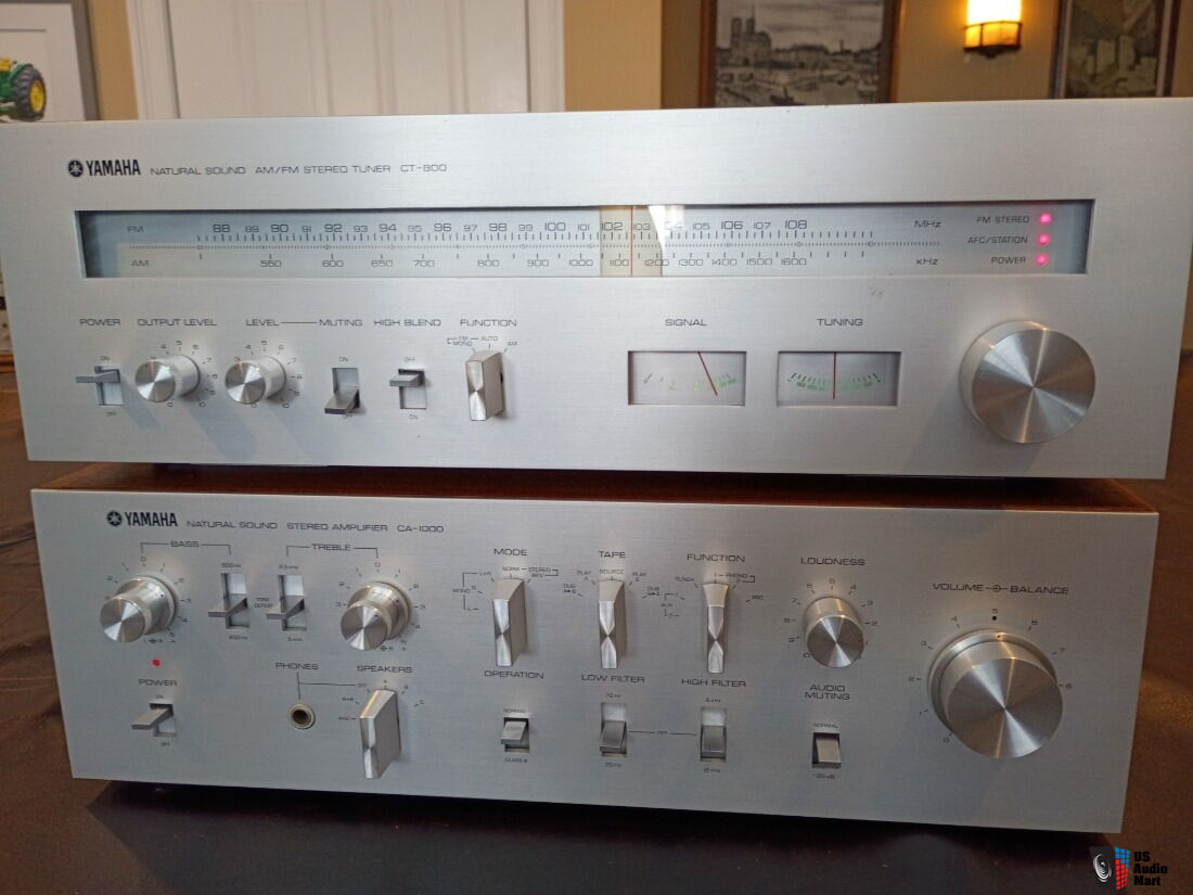 Restored Yamaha CA1000 + CT800 - local pickup only For Sale - UK Audio Mart
