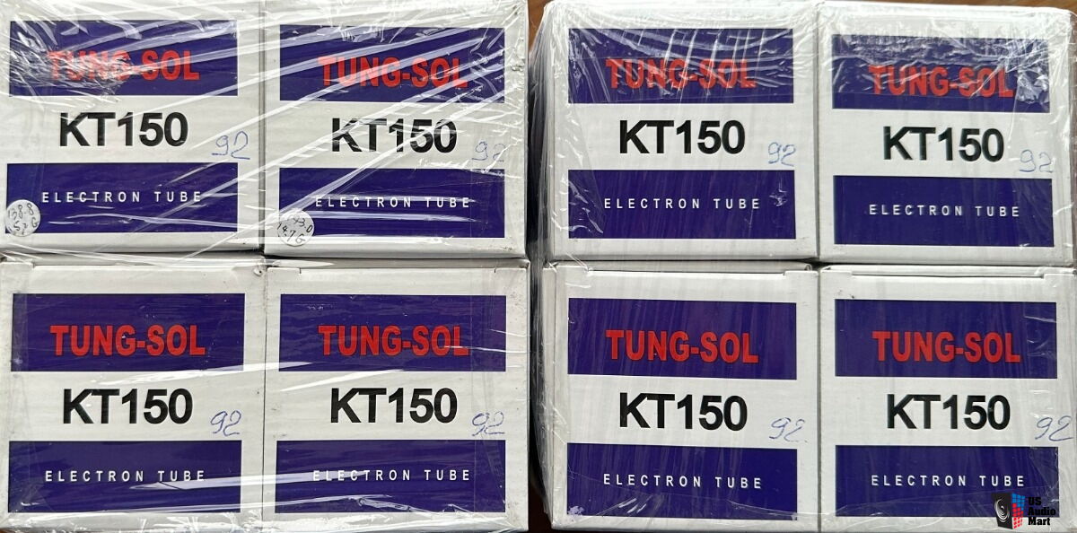 FACTORY MATCHED OCTET Tung-Sol KT150 Power Tubes - Ayon Triton Prima ...