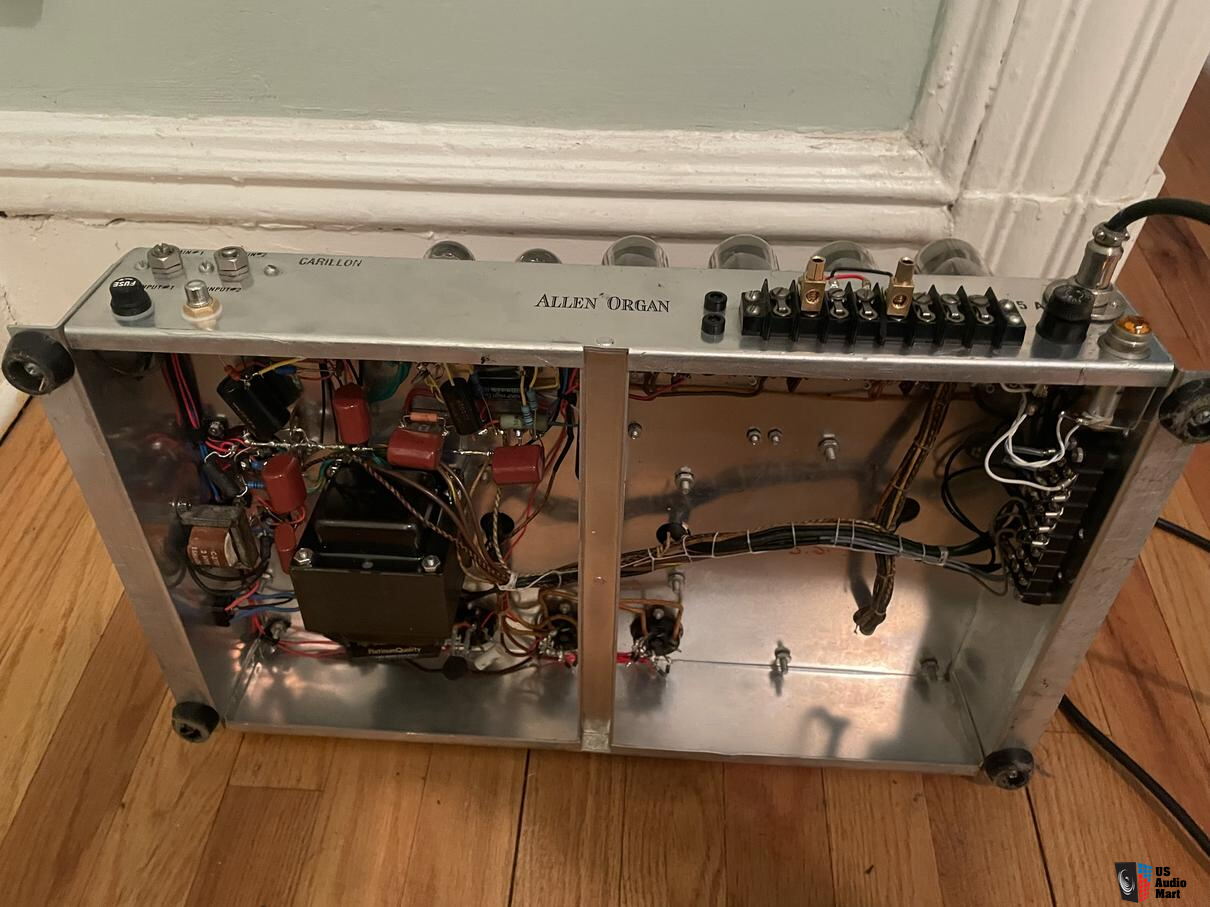 Allen Organ C3 Monoblock Tube Amplifiers 6L6 & 6SN7 tubes, plug & play ...