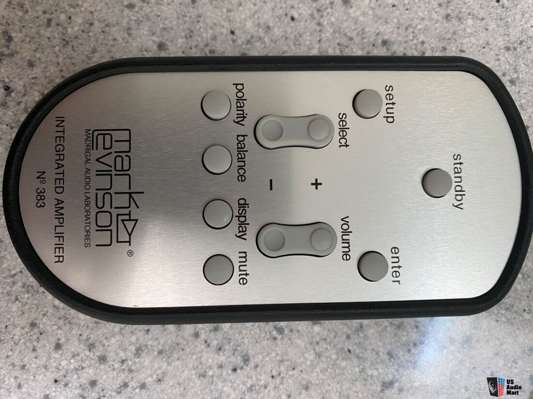 Mark Levinson Remote Control For 383 Integrated Amplifier Photo ...