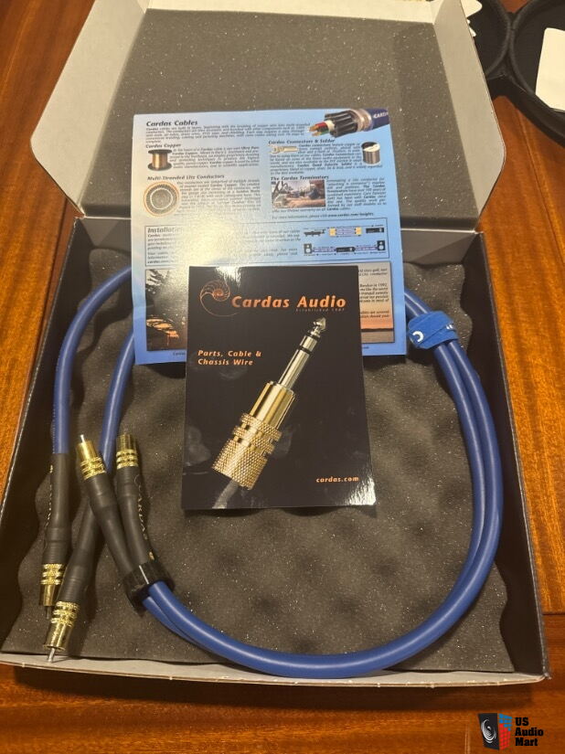 Cardas Clear Interconnect Pair RCA 1M For Sale - UK Audio Mart