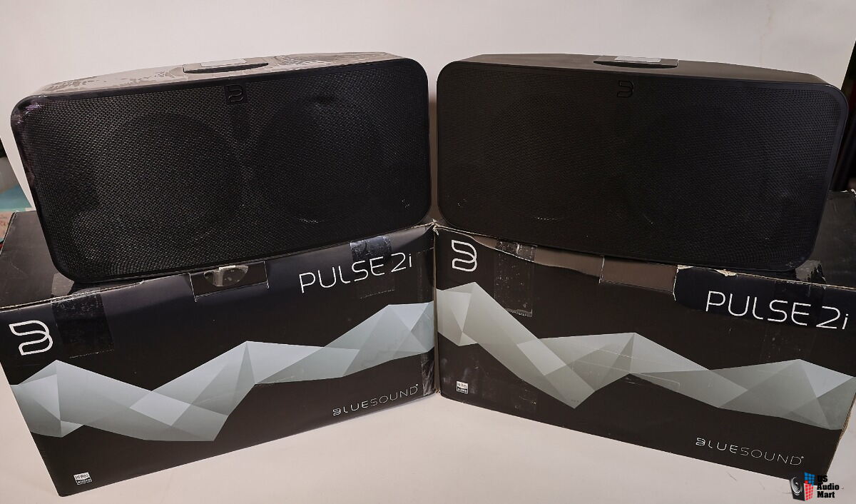 Bluesound Pulse 2i Wireless powered Speaker pair in factory boxes-with ...
