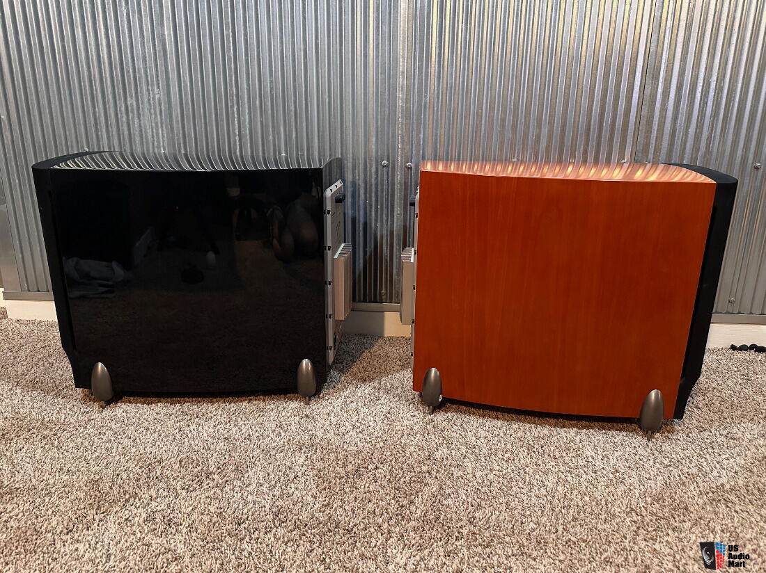 Paradigm Signature SUB 25 Subwoofers - (1) Cherry (1) Black Photo ...