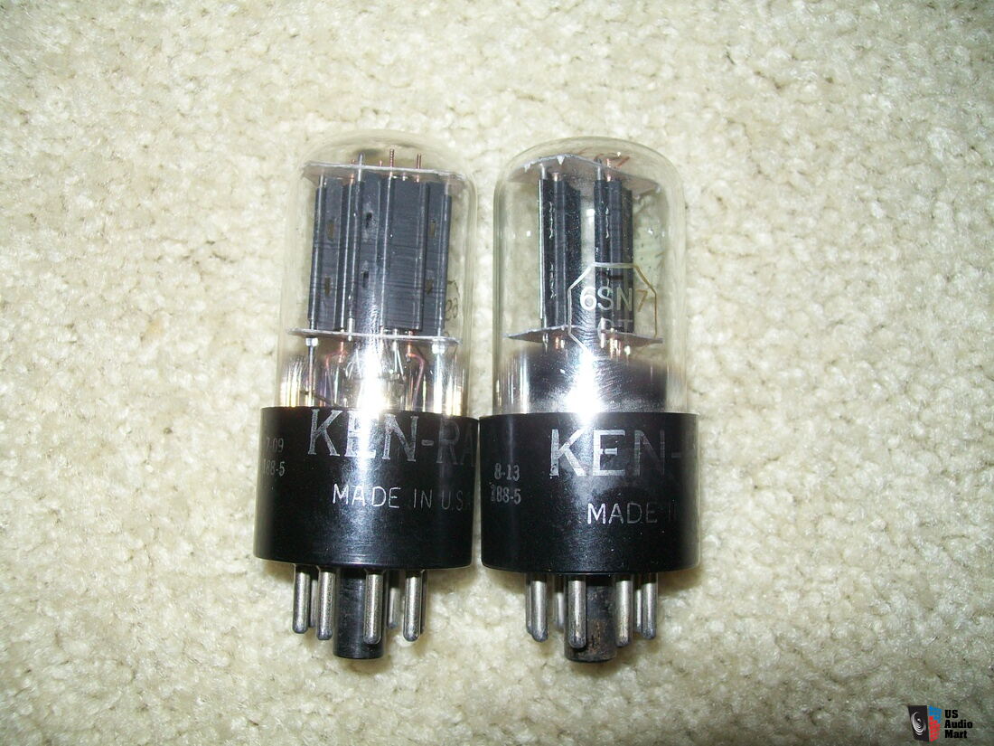 Ken Rad 6sn7 Staggered Plates Clears Tests good on B & K Tester Photo ...