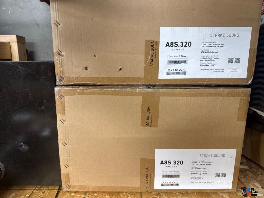 Starke Sound A8S.320 320 watts x 8 30 watts Class A multi channel amp ...