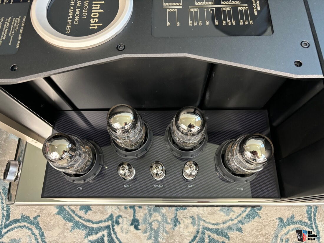 McIntosh MC901 Dual Mono Vacuum Tube & Solid State Amplifier PAIR Photo ...