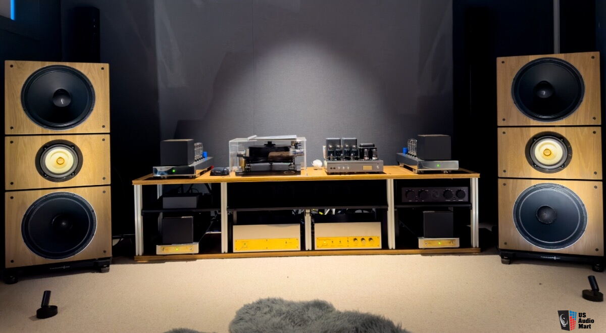 Pure Audio Project Trio 15's with Voxativ AC Field Coil Drivers, also ...