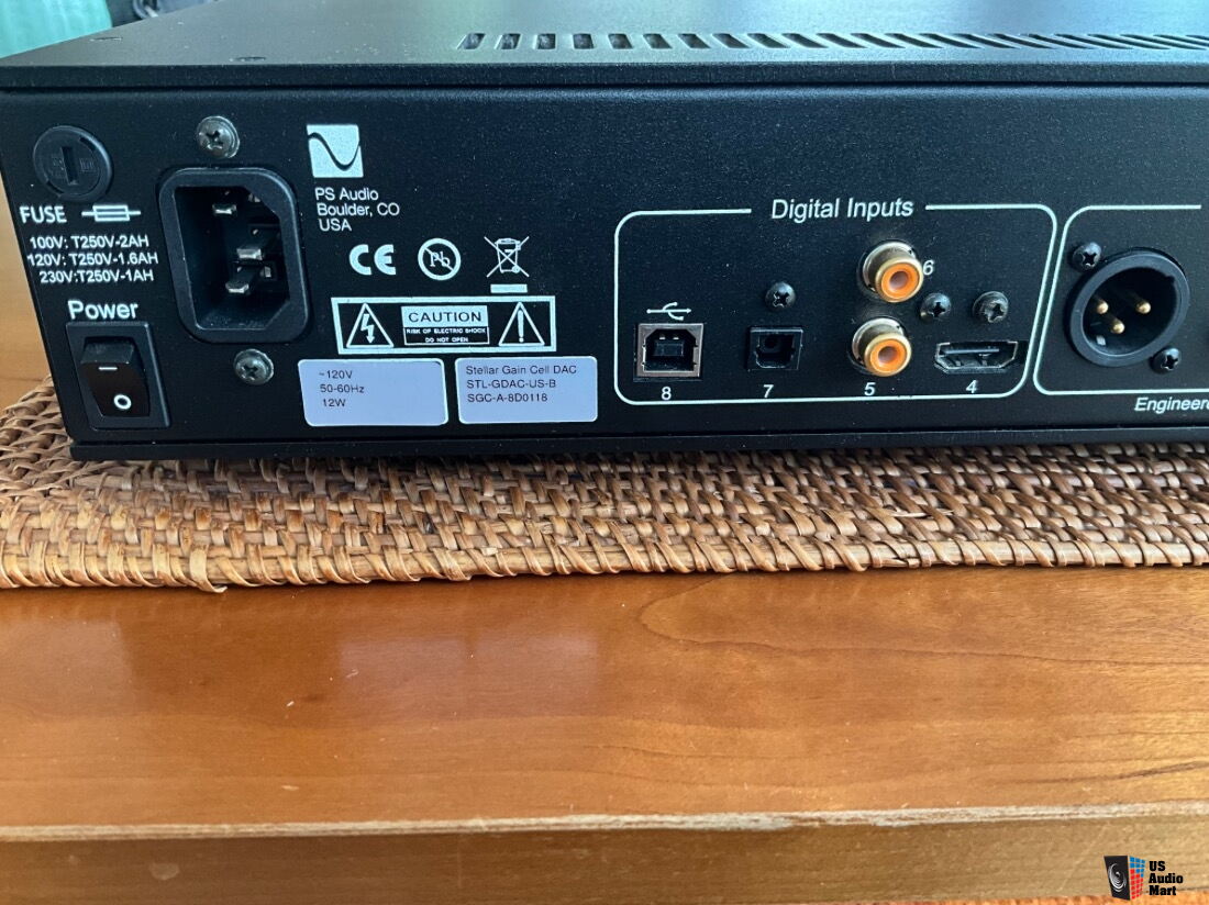 PS Audio Stellar Gain Cell DAC / preamp (Black) Photo #5638251 - US ...