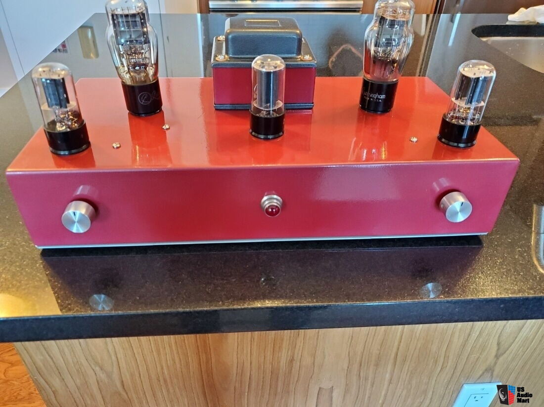 Alan Eaton 45 Stereo Amplifier in Red Photo #5640621 - US Audio Mart
