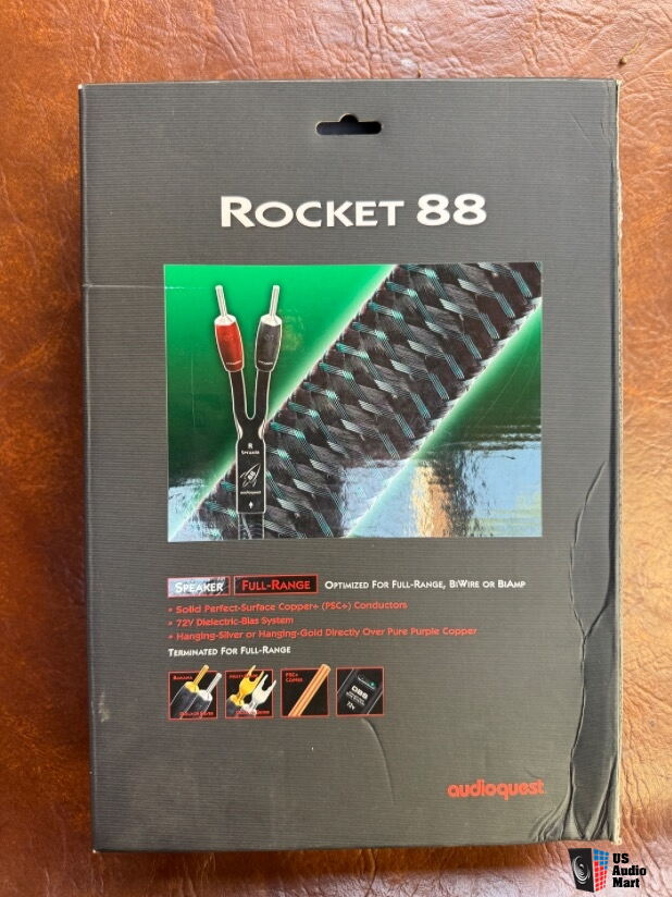 AudioQuest 12 ft. Rocket 88 Speaker Cables Photo #5642837 - US Audio Mart