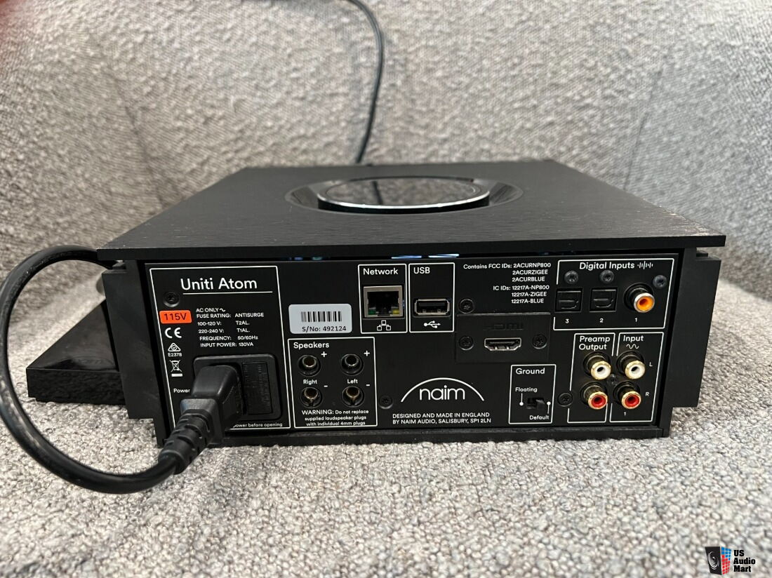 Naim Uniti Atom Stereo integrated amplifier (with HDMI Arc) Photo ...