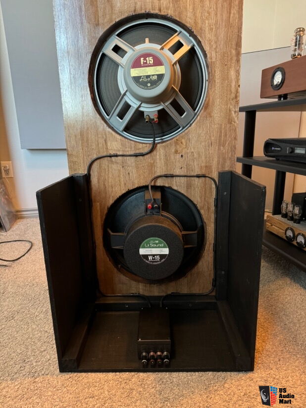 Lii Audio F15 & W15 with Crown XLS1002 open baffle Photo #5653345 - US ...