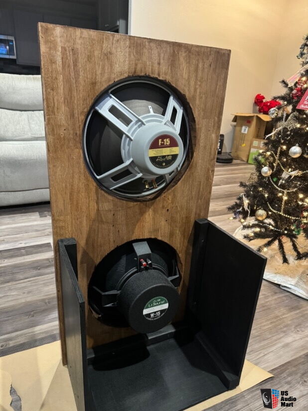 Lii Audio F15 & W15 with Crown XLS1002 open baffle Photo #5653345 - US ...