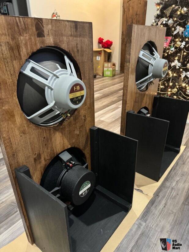 Lii Audio F15 & W15 with Crown XLS1002 open baffle Photo #5653346 - US ...