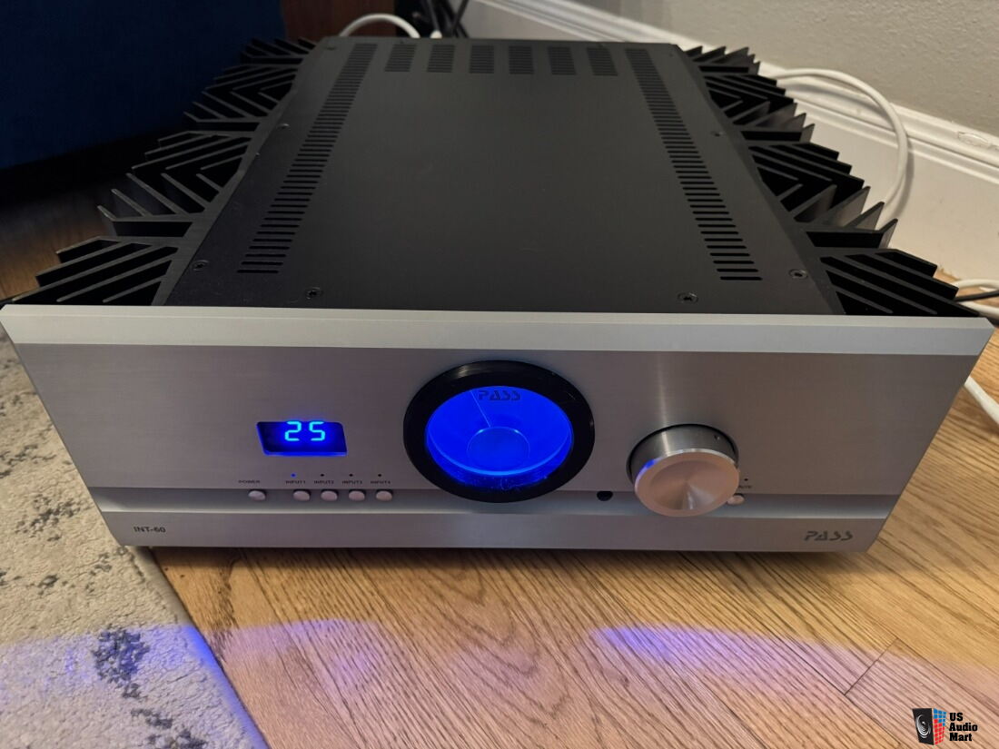 Pass Labs INT-60 Integrated Amplifier - Factory Serviced, Warranty ...