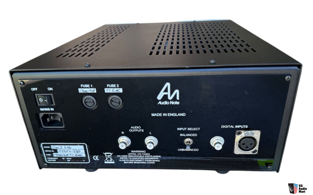 Audio Note UK - DAC 2.1x Signature - (Digital to Analog Converter ...