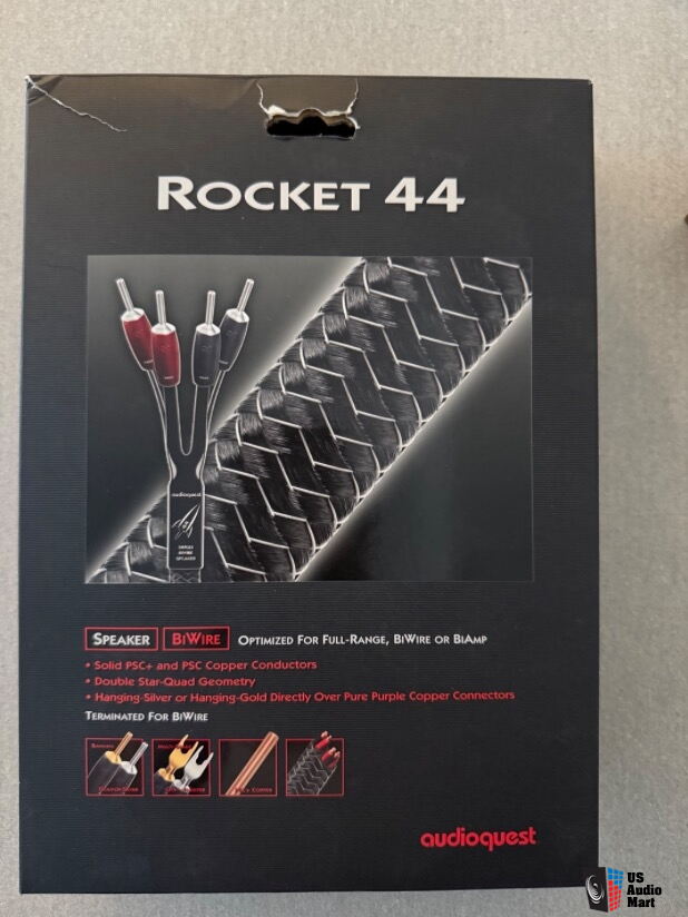 Audioquest Rocket 44 Bi-wire banana 10ft Pair For Sale - US Audio Mart