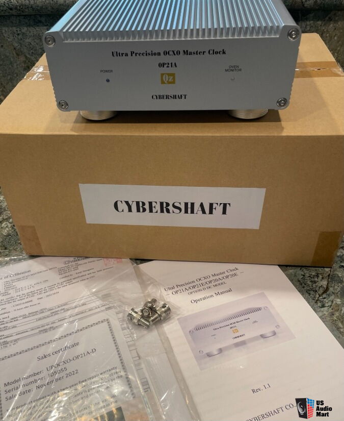 Cybershaft OP21A-D/OP18A-D Ultra Precision OCXO 10MHz Master Clock (4 ...