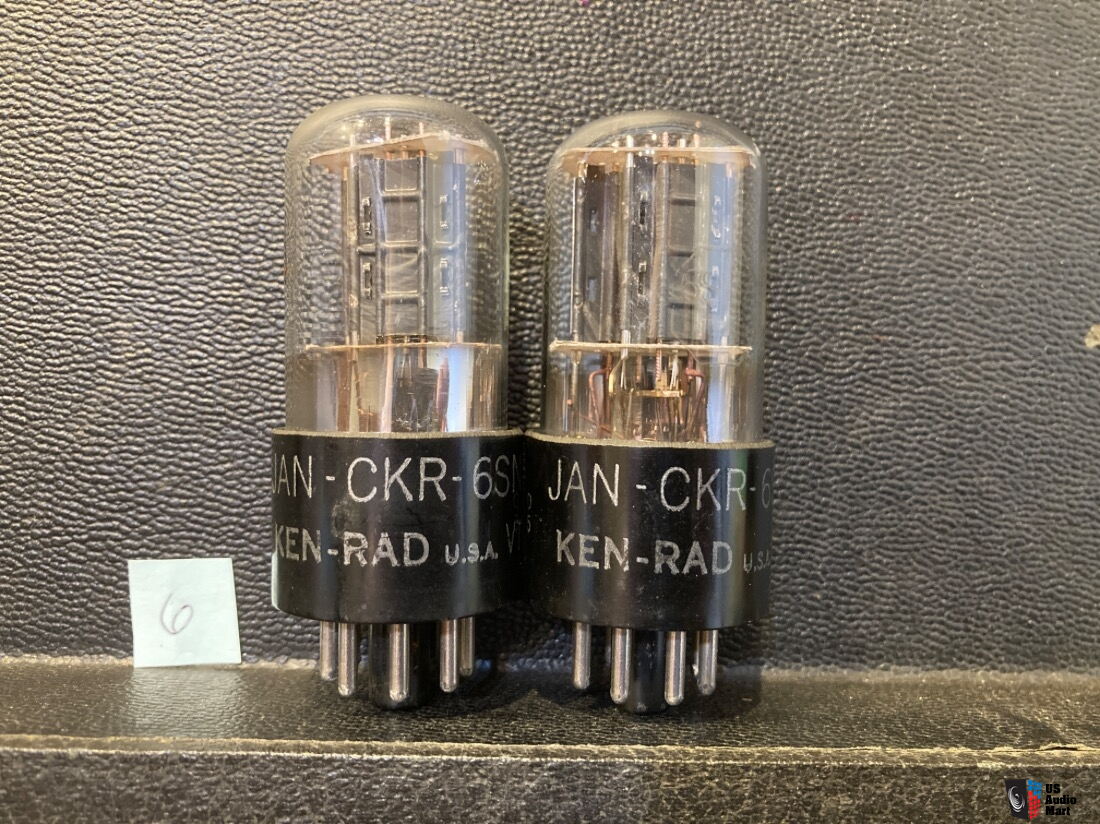 Ken Rad VT-231, 6SN7GT WWII era tubes For Sale - US Audio Mart
