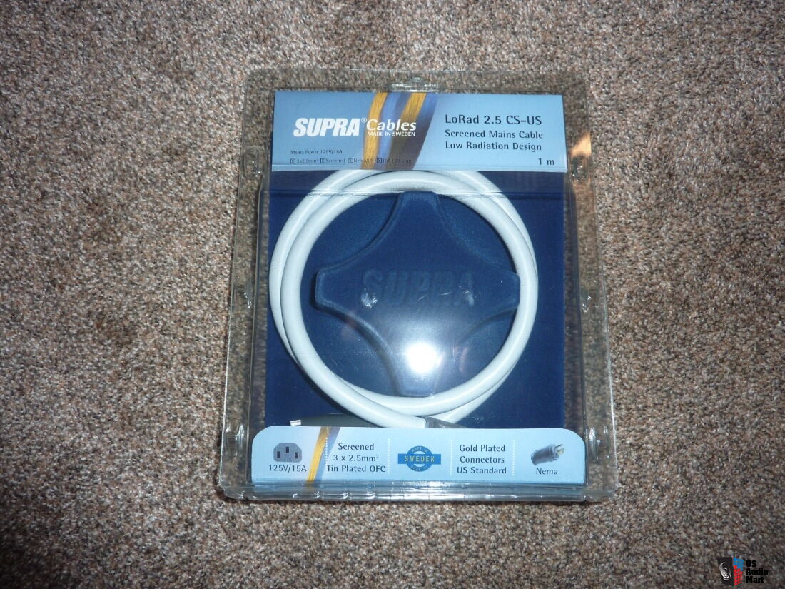 Supra Lorad 3x2.5 Power Cords MKll, as new Photo #5673070 - US Audio Mart