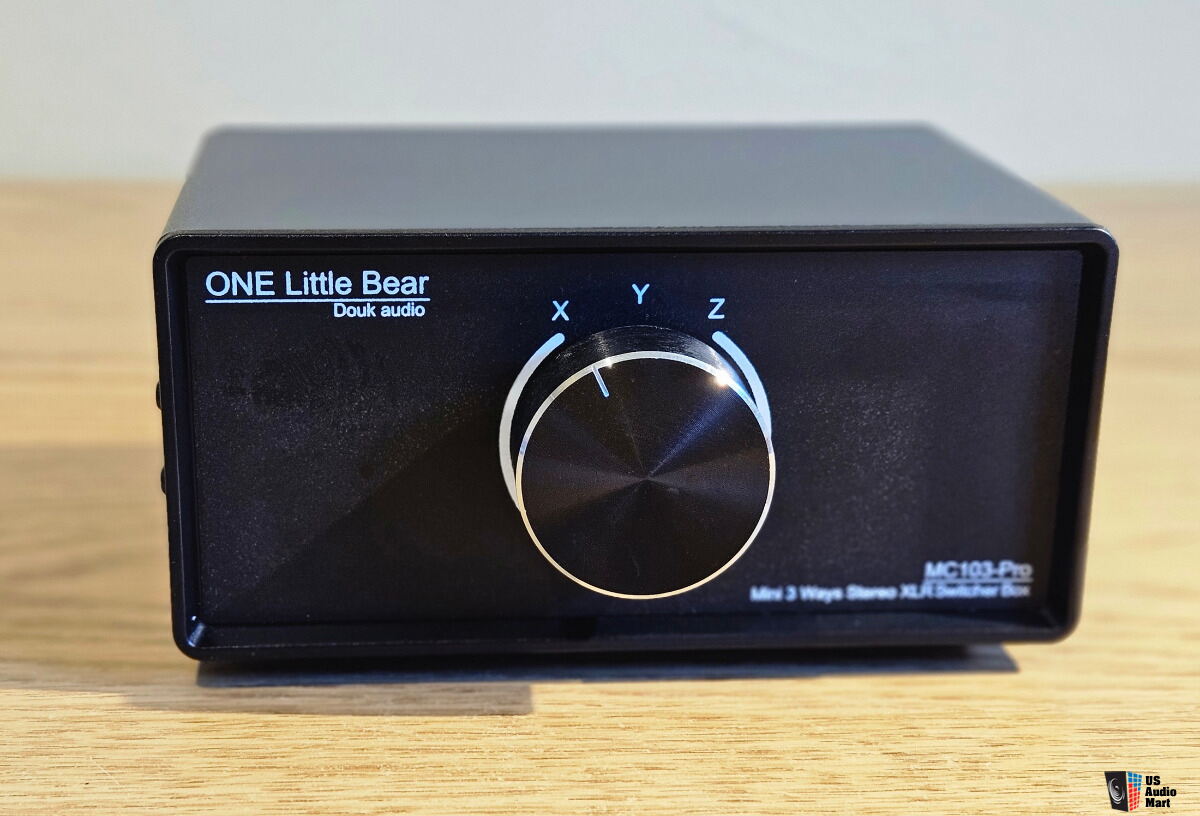 Douk Audio ONE Little Bear MC103-Pro 1-in 3-out XLR switchbox INCLUDES ...