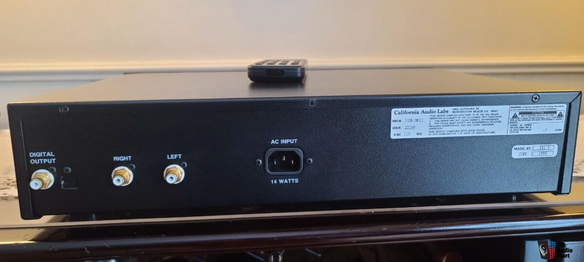 California Audio Lab Icon mkII Photo #5674107 - US Audio Mart