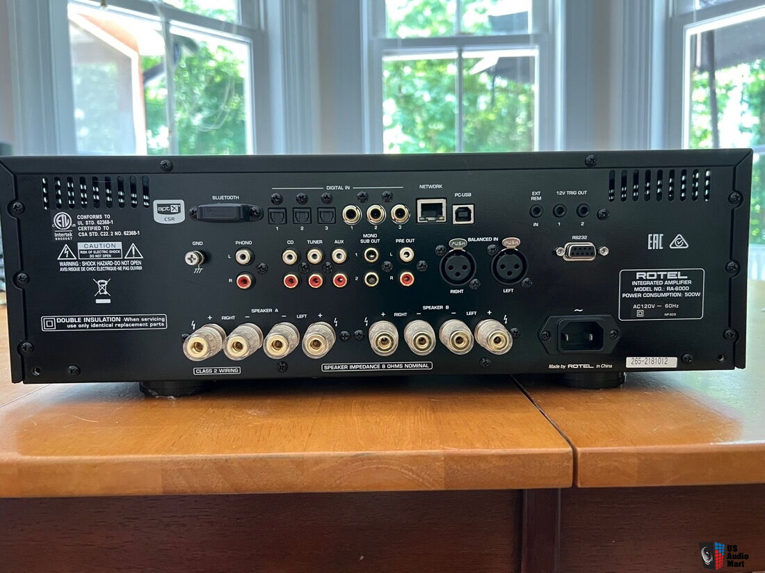 Rotel Diamond Series RA-6000 Integrated Amplifier Photo #5675009 - US ...