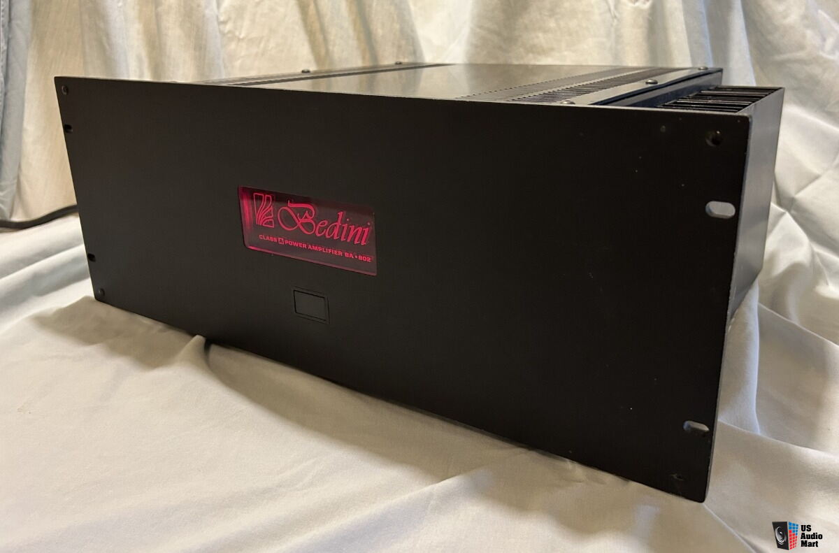 Bedini BA-802 Class A Power Amplifier Photo #5678352 - US Audio Mart