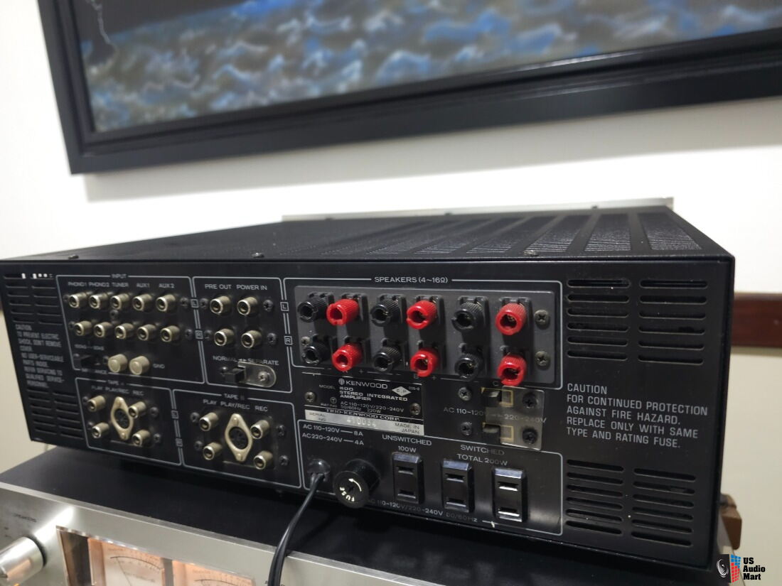 Kenwood Model 500 Serie Supreme Stereo Amplifier Operational Photo ...