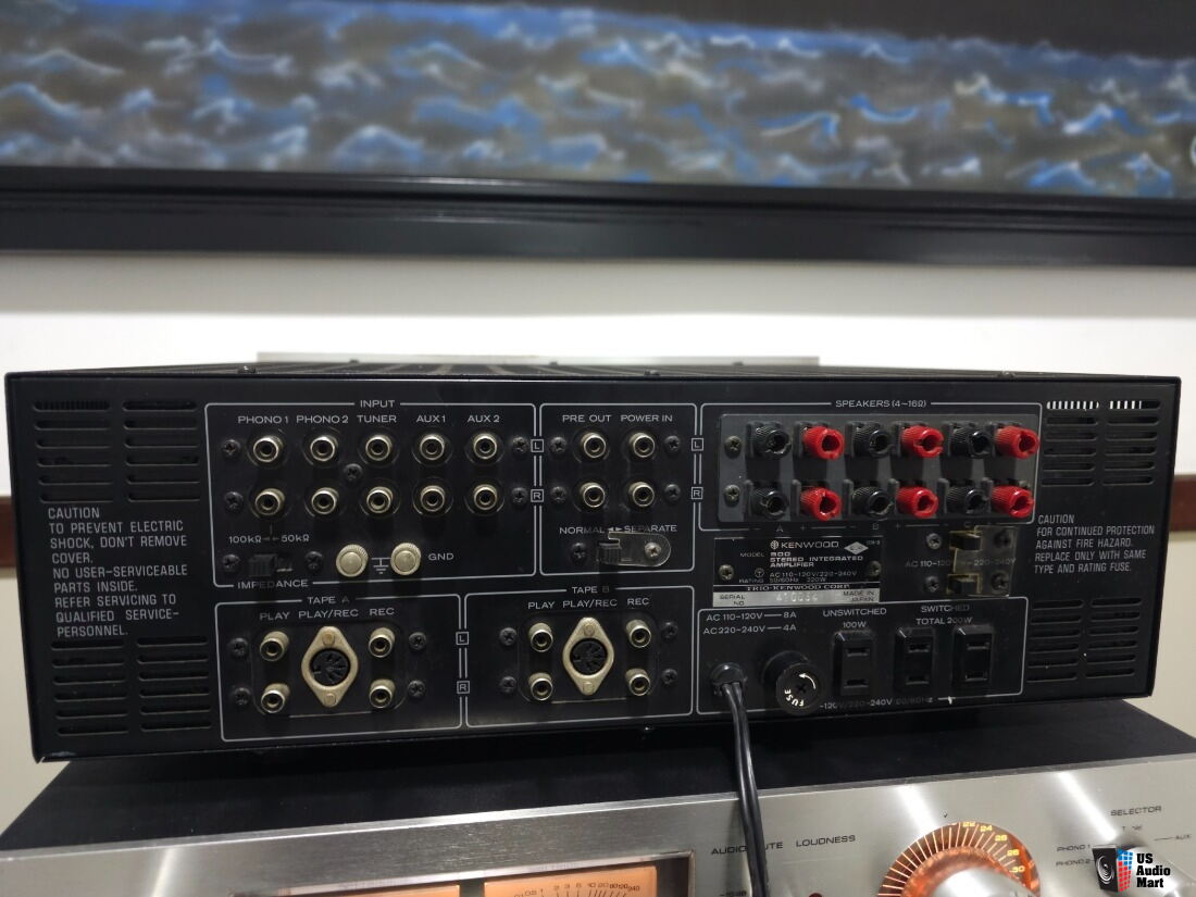 Kenwood Model 500 Serie Supreme Stereo Amplifier Operational Photo ...