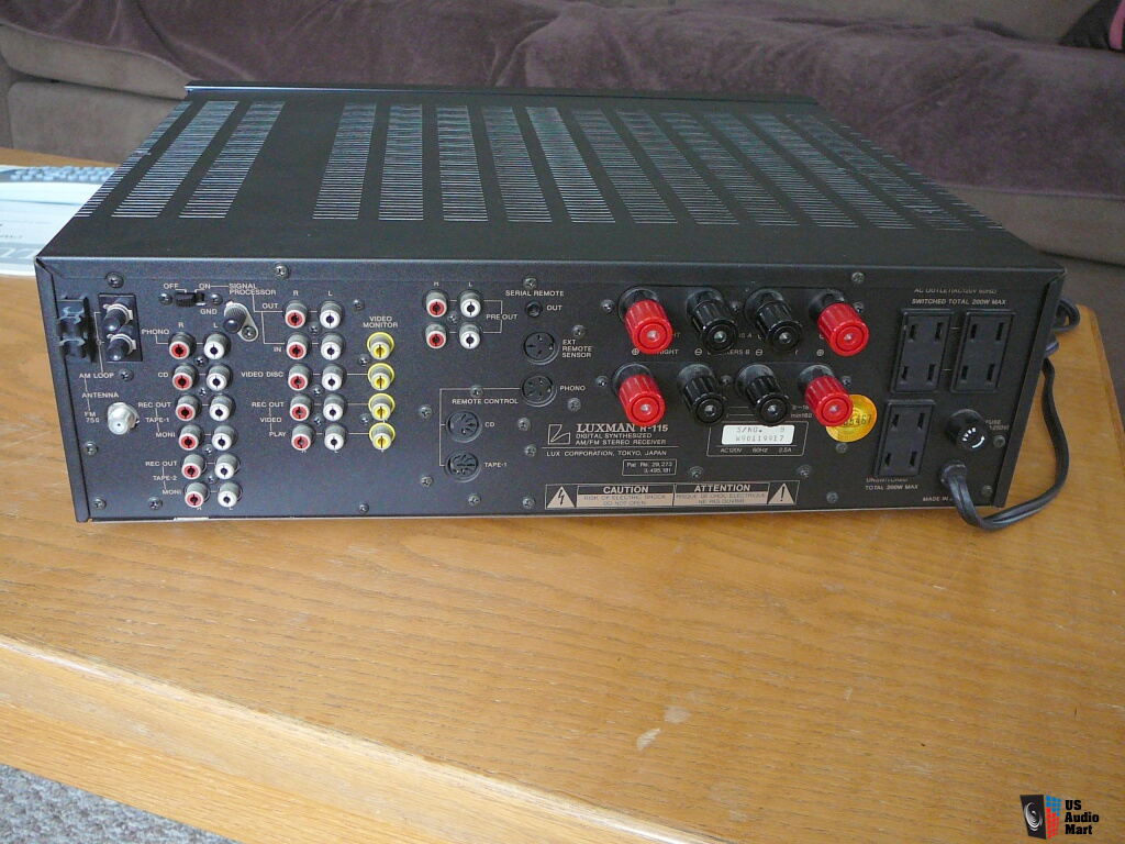 Luxman R-115 AM/FM Receiver w/Remote SUPER NICE Photo #568112 - US ...