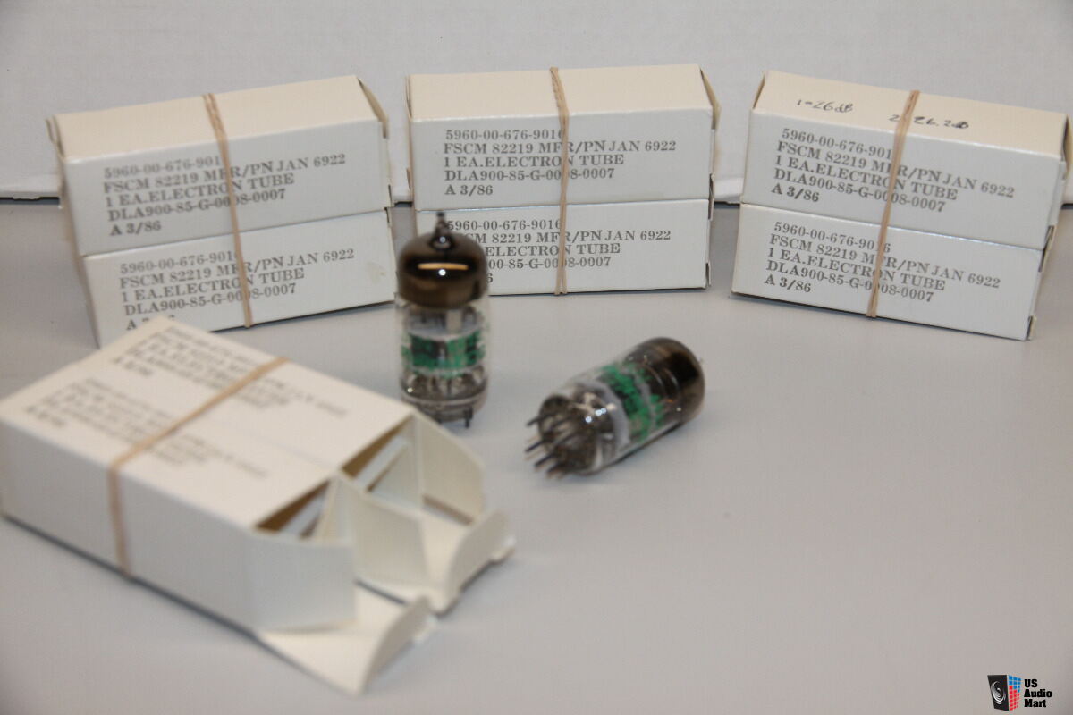 JAN Philips 6922 ECC88 NOS Vacuum Tubes Qty 4 Matched Pairs For Sale ...