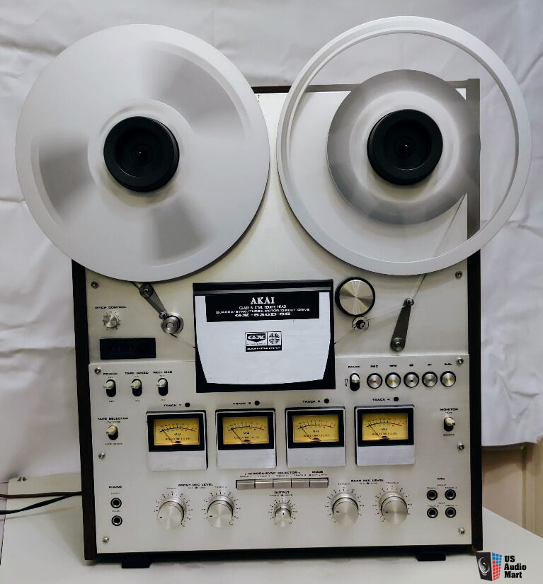 Akai GX-630D-SS with NAB adapters, reels and TDK 3600-SD tape Photo ...