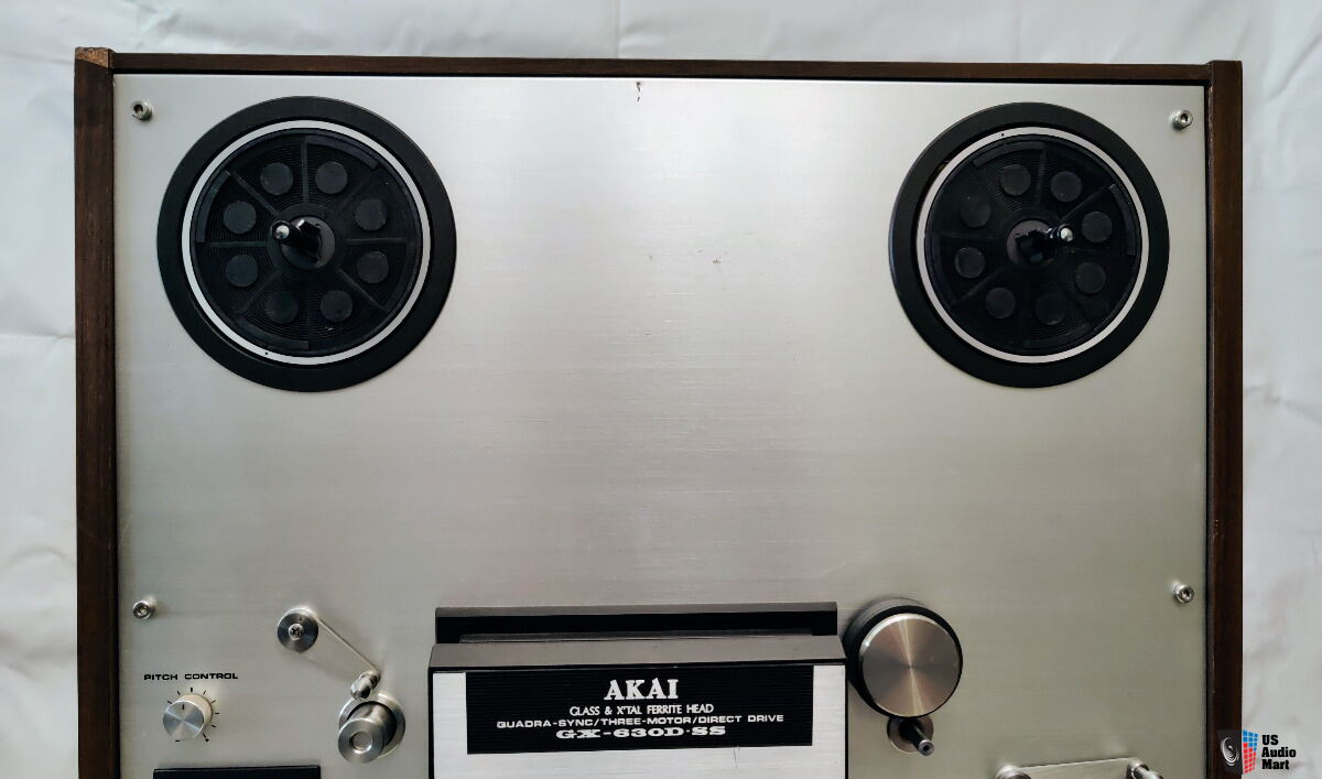 Akai GX-630D-SS with NAB adapters, reels and TDK 3600-SD tape Photo ...