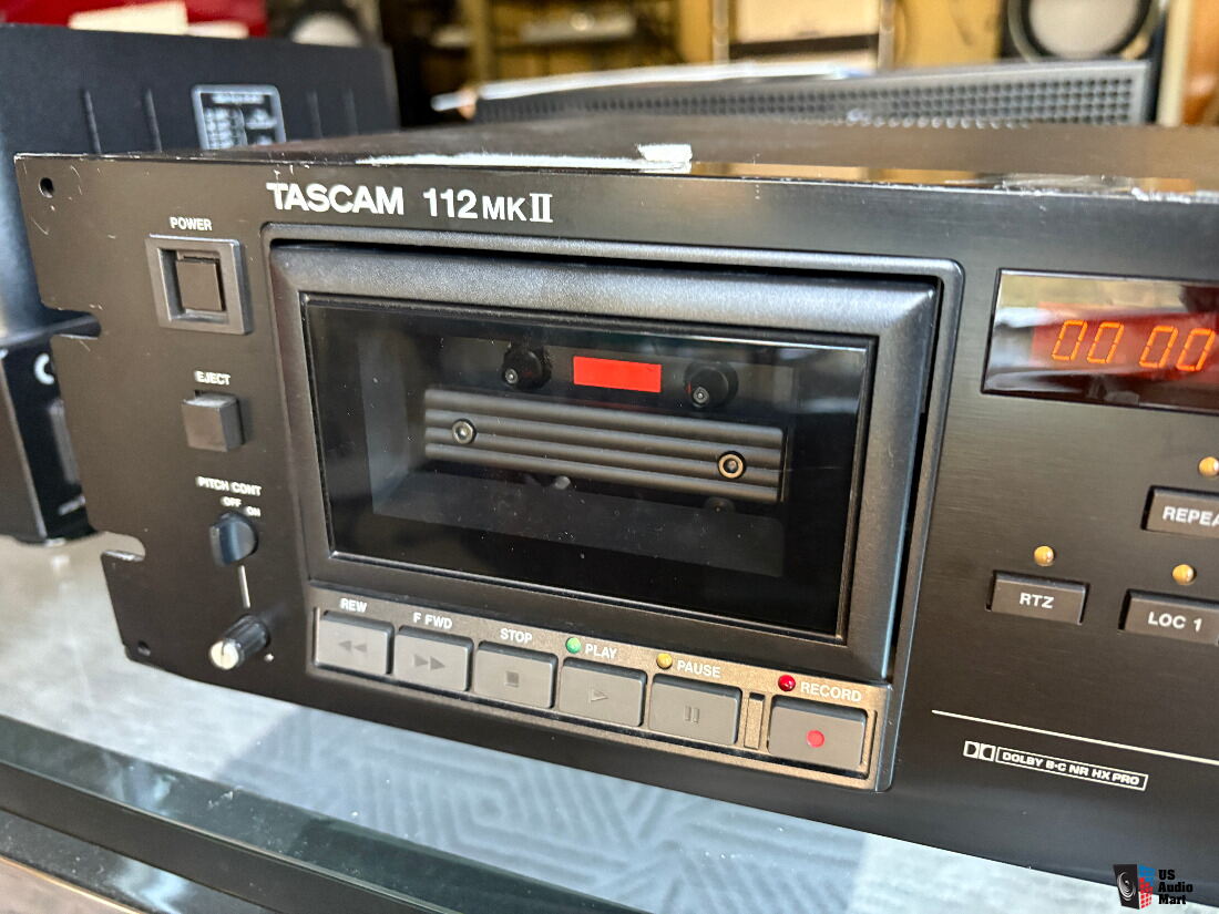Tascam 112 MKII Professional Cassette Deck/Recorder/Rack Mount Photo ...