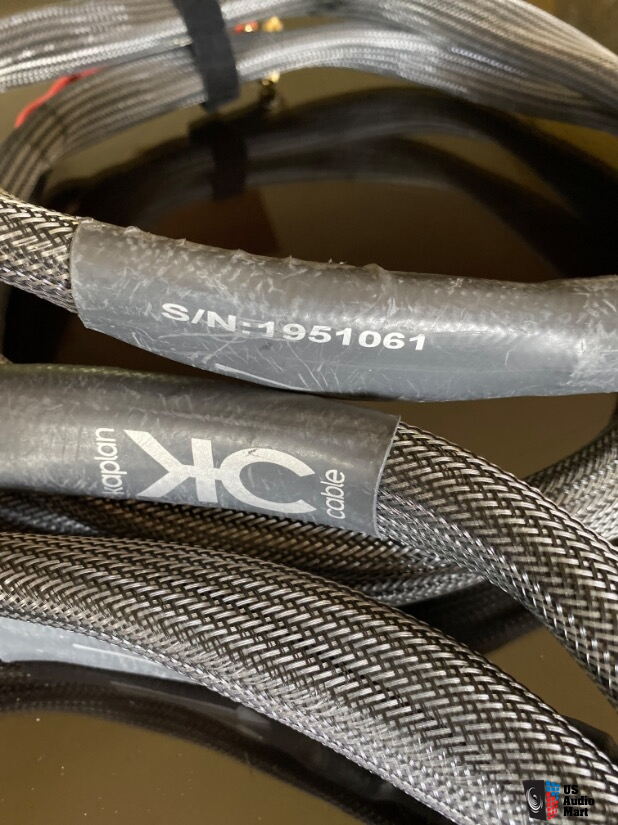 KAPLAN GS MK II Speaker cables Spade/Banana 8'6 Photo #5687413 - US ...