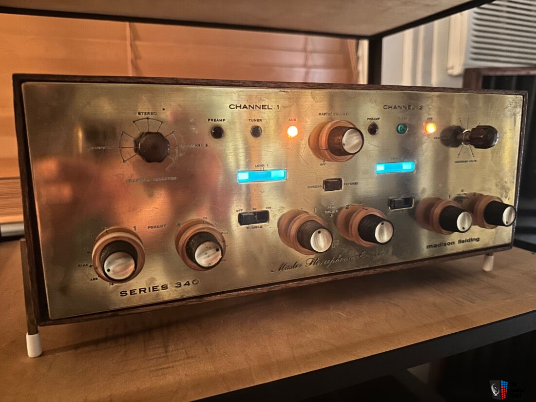 Madison Fielding Master Stereo Tube Preamplifier Model 340 Photo ...